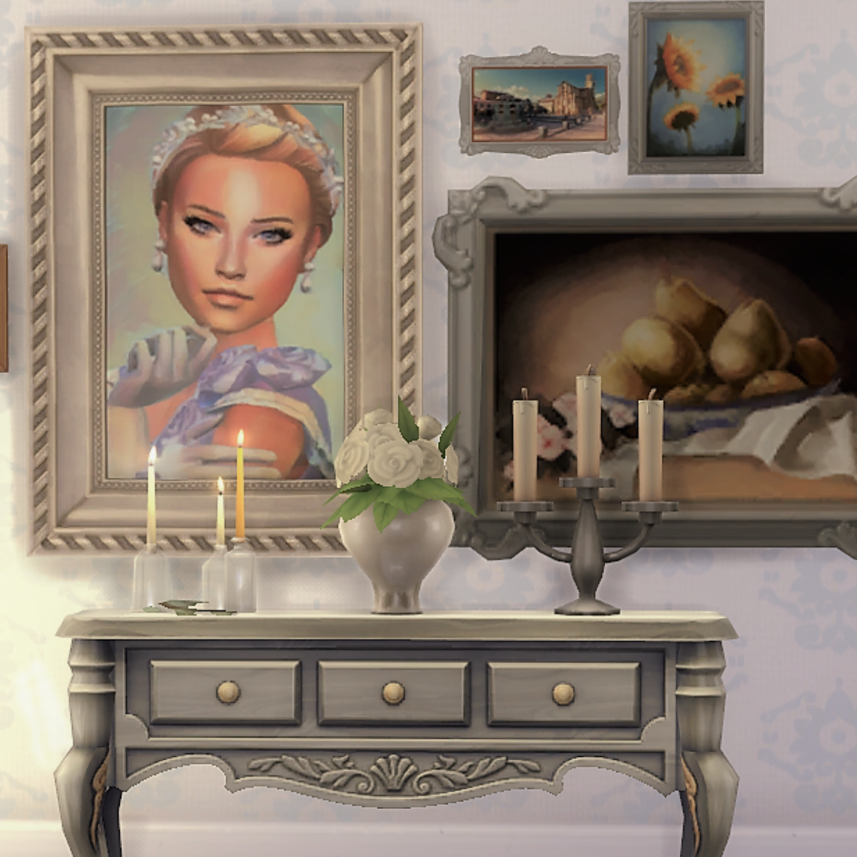 Oil Paintings & Portraits (oil on canvas) - Gallery - The Sims 4 Build ...