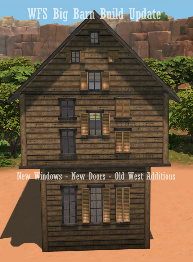 WFS Big Barn Build - The Sims 4 Build / Buy - CurseForge