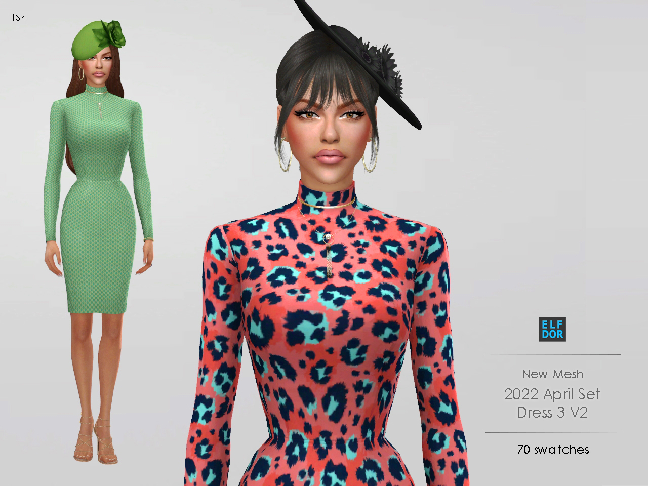 Modern Mid Dress - Gallery - The Sims 4 Create a Sim - CurseForge