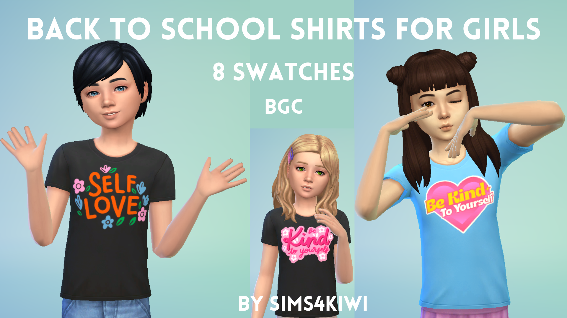 Back To School Tops Screenshots - Create a Sim - The Sims 4