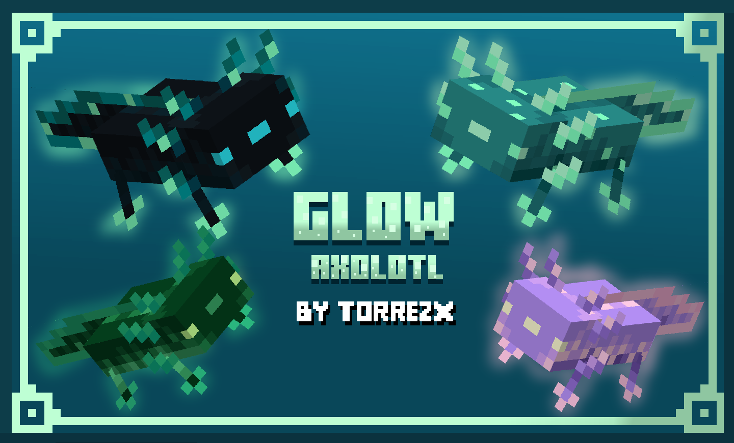 Torrezx-Glow axolotl - Gallery - Minecraft Resource Packs - CurseForge