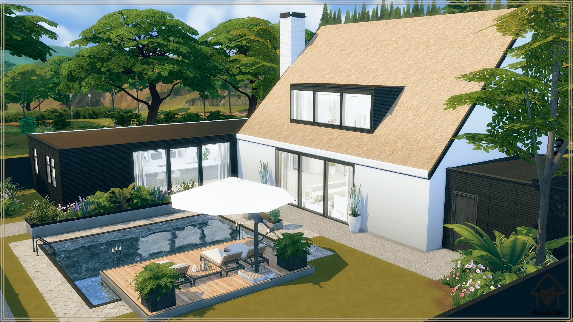 Dutch Modern #2 - Gallery - The Sims 4 Rooms / Lots - CurseForge