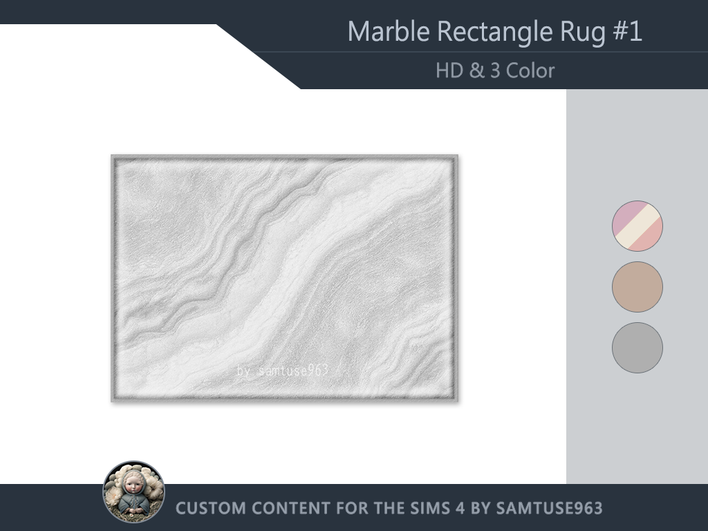 Marble Rectangle Dance Rug #1 HQ Samtuse963 - The Sims 4 Build / Buy - CurseForge