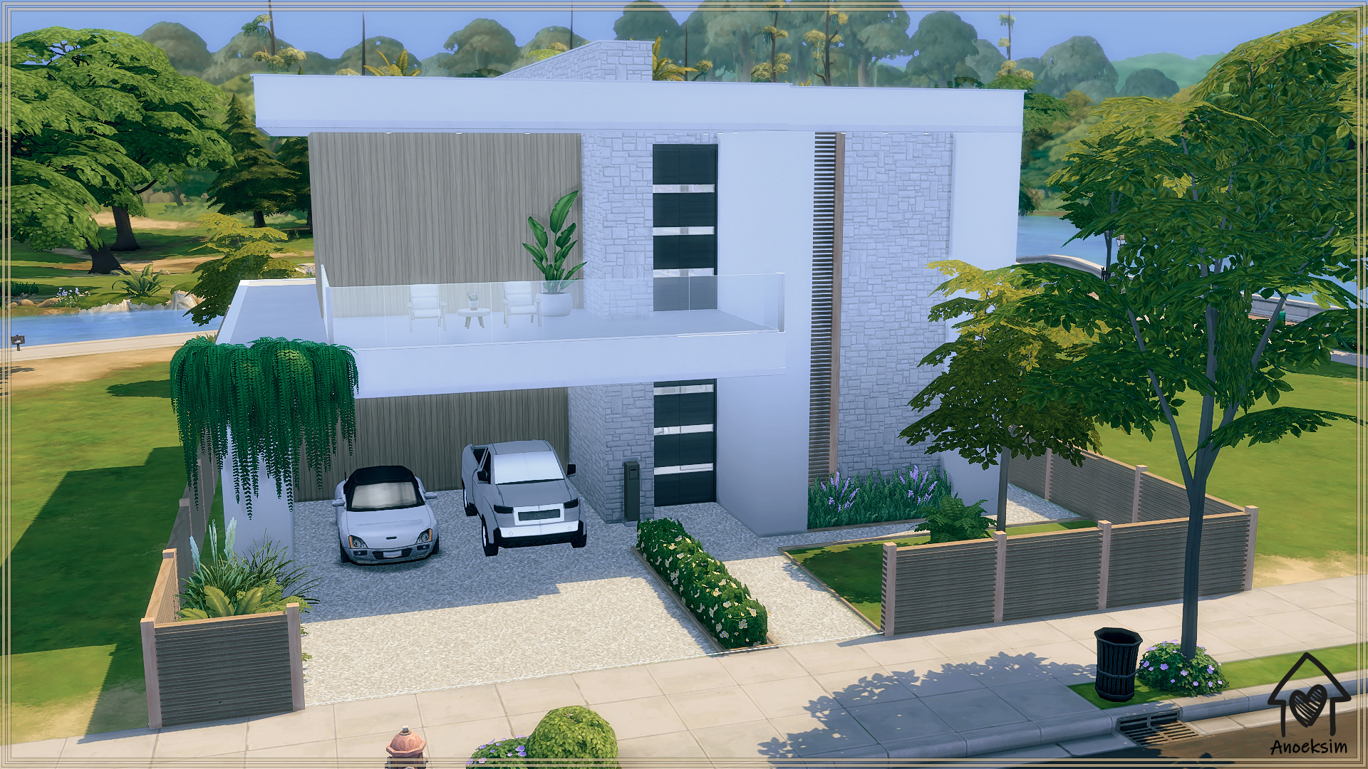 Modern Home - No CC - Gallery - The Sims 4 Rooms / Lots - CurseForge