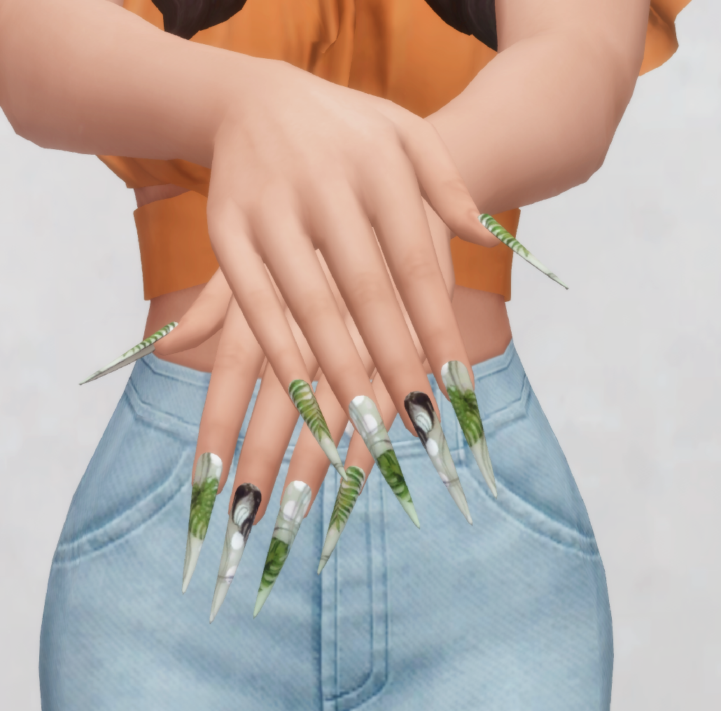 Nails Set N030 - Screenshots - The Sims 4 Create a Sim - CurseForge