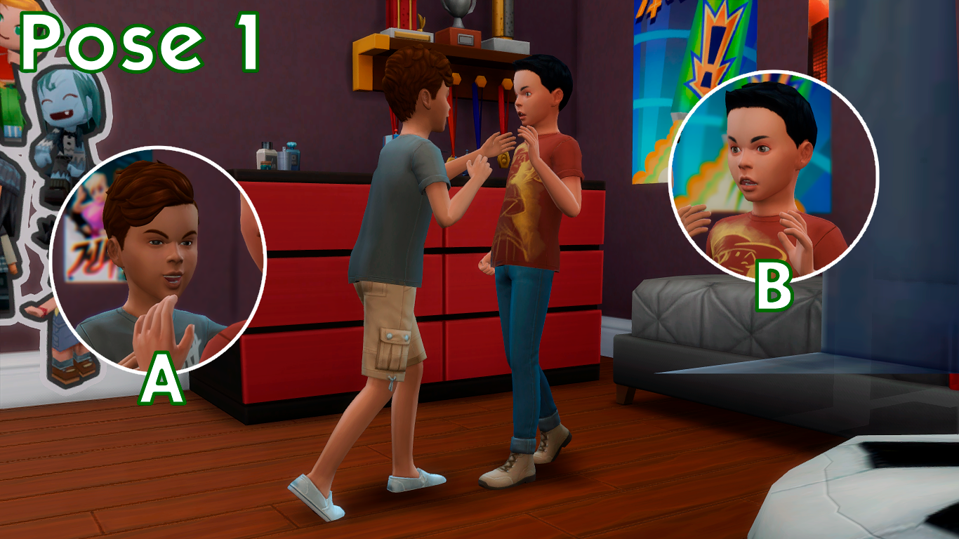 Come Here Little Brother (Kids ver) - Pose Pack - Gallery - The Sims 4 ...