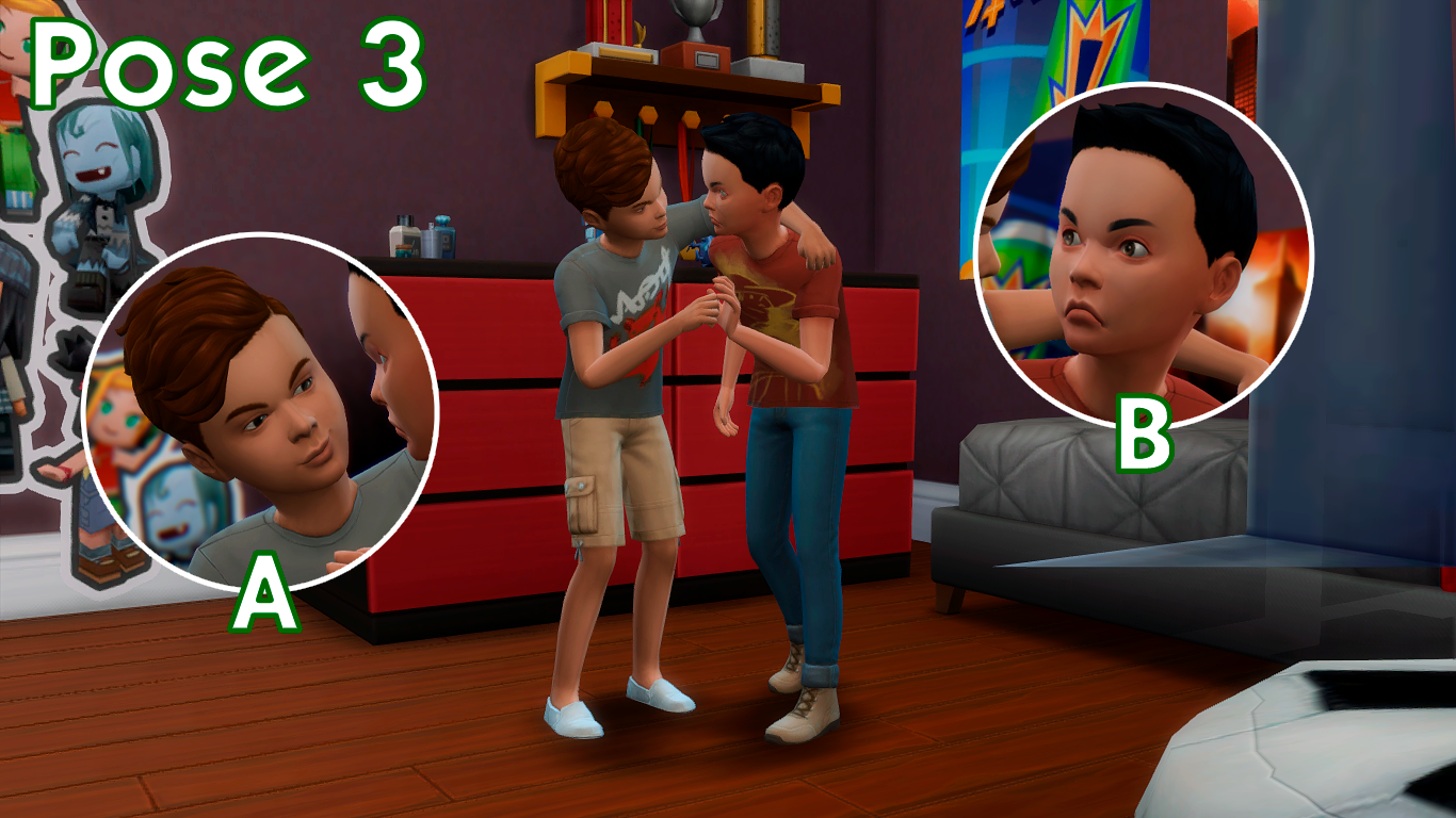Come Here Little Brother (Kids ver) - Pose Pack - Gallery - The Sims 4 ...
