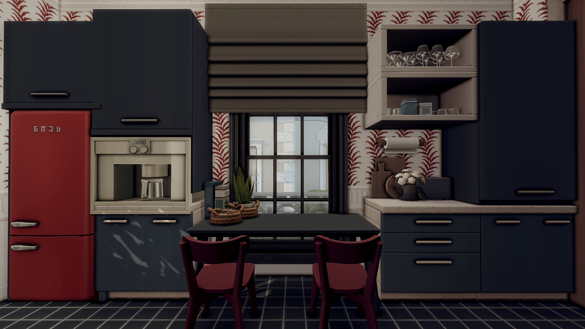 Red and blue kitchen - Gallery - The Sims 4 Rooms / Lots - CurseForge