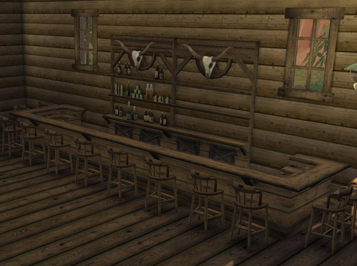 WFS Old West Saloon Furniture - Gallery - The Sims 4 Build / Buy ...
