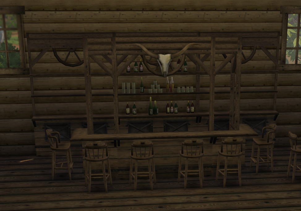 WFS Old West Saloon Furniture - Gallery - The Sims 4 Build / Buy ...