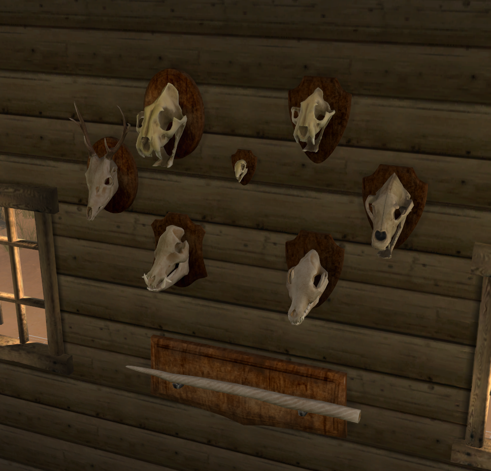 CK3 Wall Deco Skull Trophies - Gallery - The Sims 4 Build / Buy - CurseForge
