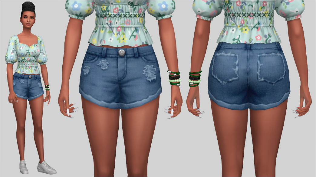 [Veranka] Bianca Shorts - Gallery - The Sims 4 Create a Sim - CurseForge