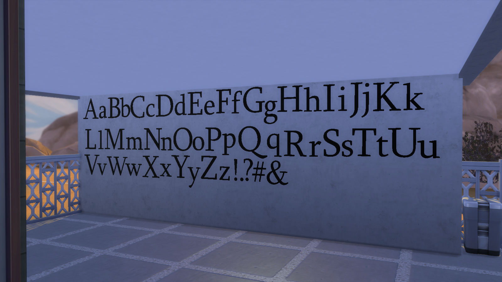 Letter Decals - Gallery - The Sims 4 Build / Buy - CurseForge