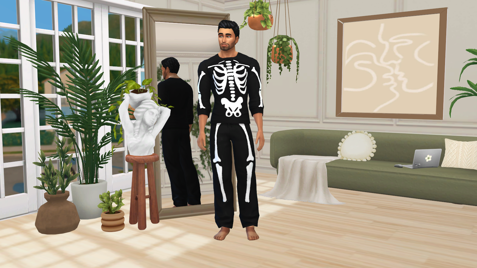 Male Adult Skeleton Pajamas - Screenshots - The Sims 4 Create a Sim ...