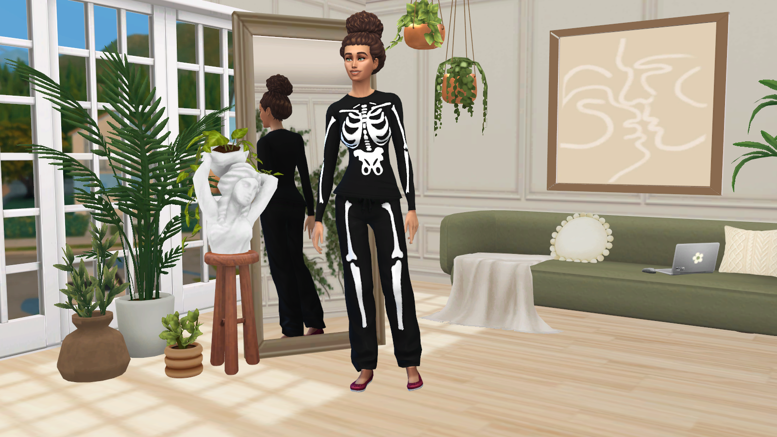 Adult Female Skeleton Pajamas - Gallery - The Sims 4 Create a Sim ...