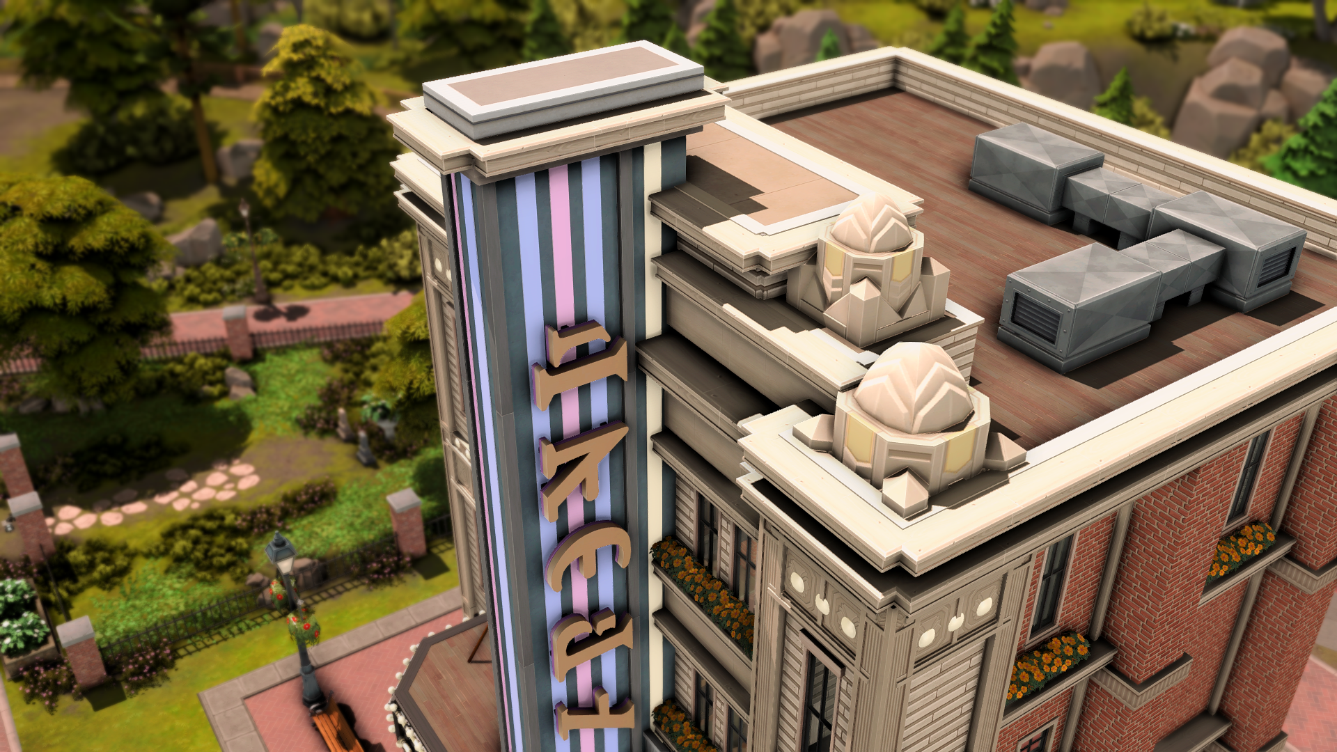 Vintage Movie Theatre (Lounge) - Gallery - The Sims 4 Rooms / Lots ...
