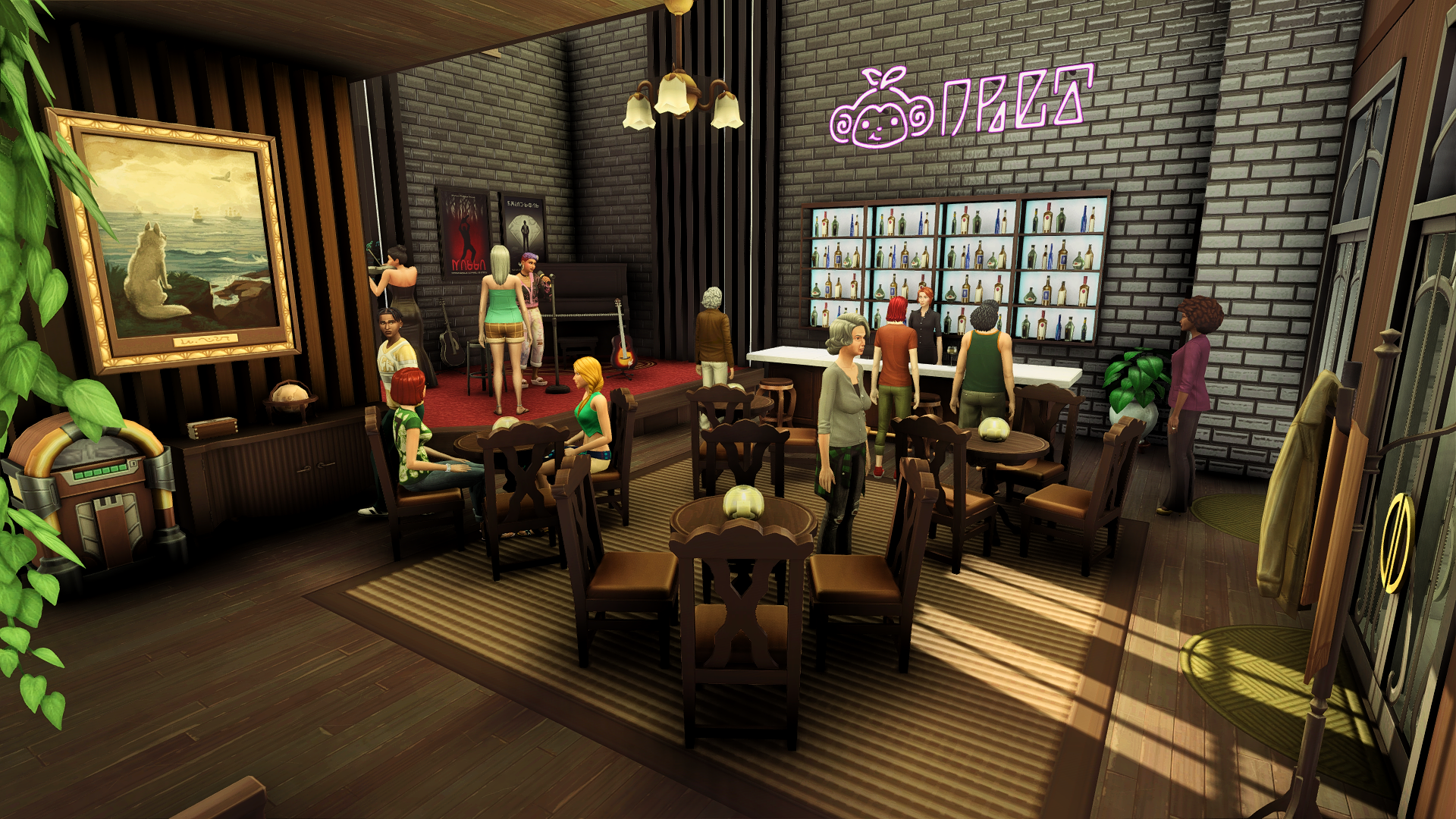 Vintage Movie Theatre (Lounge) - Gallery - The Sims 4 Rooms / Lots ...