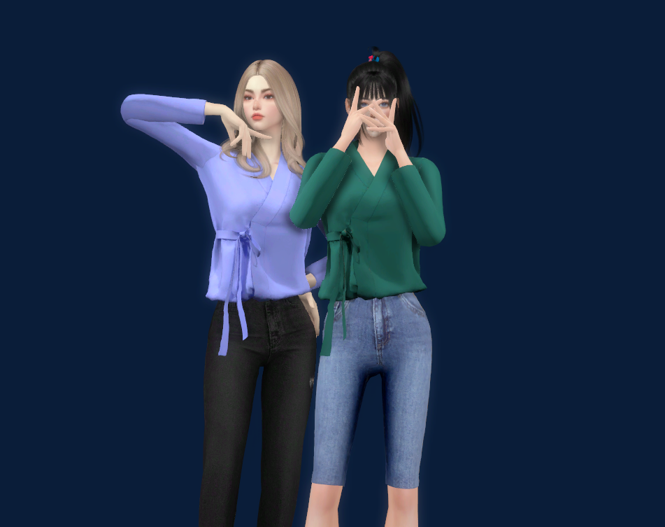 [simna] Raon Shirt - F - Gallery - The Sims 4 Create a Sim - CurseForge