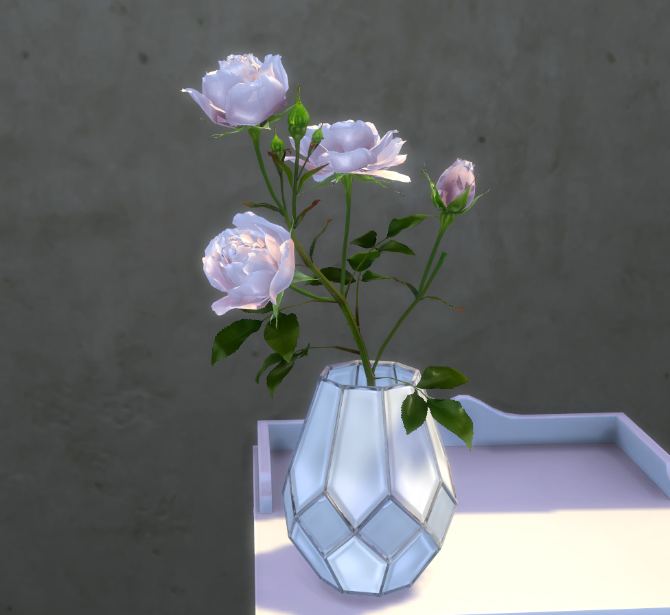 Pink roses in vase - The Sims 4 Build / Buy - CurseForge