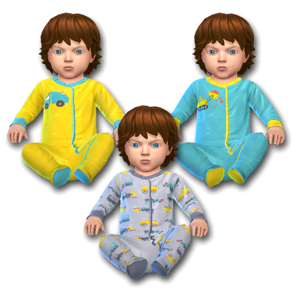 Infant Ready to Roll Footie Pajamas - Gallery - The Sims 4 Create a Sim ...