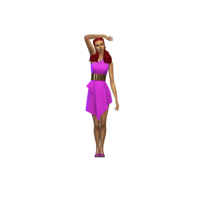 Kwools off shoulder wrap dress - Gallery - The Sims 4 Create a Sim ...