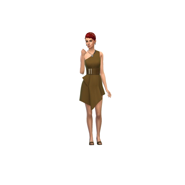 Kwools off shoulder wrap dress - Gallery - The Sims 4 Create a Sim ...