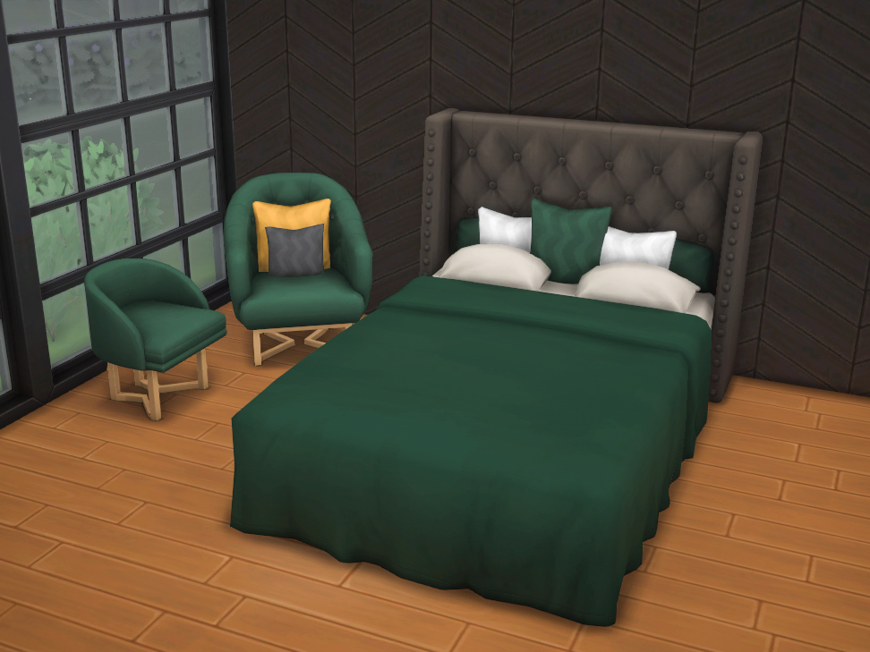 Modern Luxe Kit Bed, Chairs, and Pillow Recolors - Gallery - The Sims 4 ...
