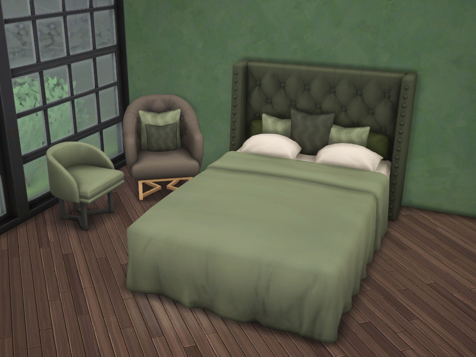 Modern Luxe Kit Bed, Chairs, and Pillow Recolors - Gallery - The Sims 4 ...