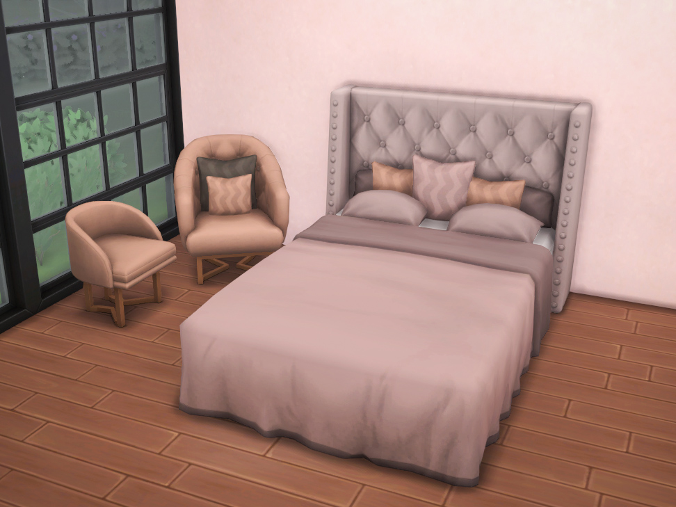 Modern Luxe Kit Bed, Chairs, and Pillow Recolors - Gallery - The Sims 4 ...