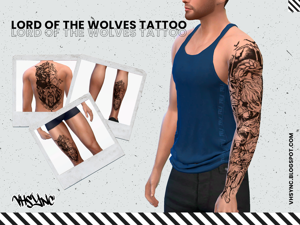 [VHSync] Lord of the wolves tattoo - The Sims 4 Create a Sim - CurseForge