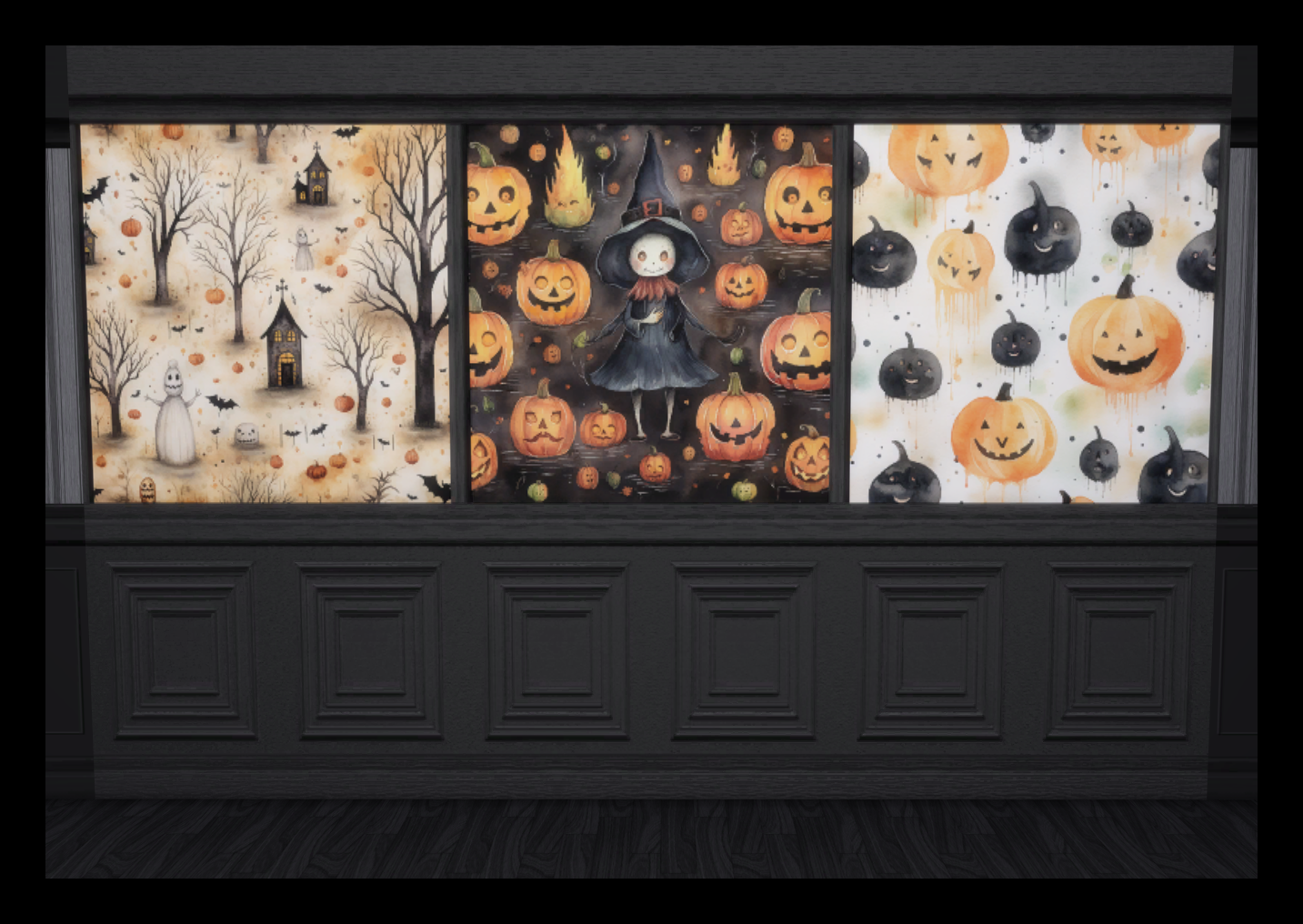 Spooky Paneling - 18 Patterns - Gallery - The Sims 4 Build / Buy ...