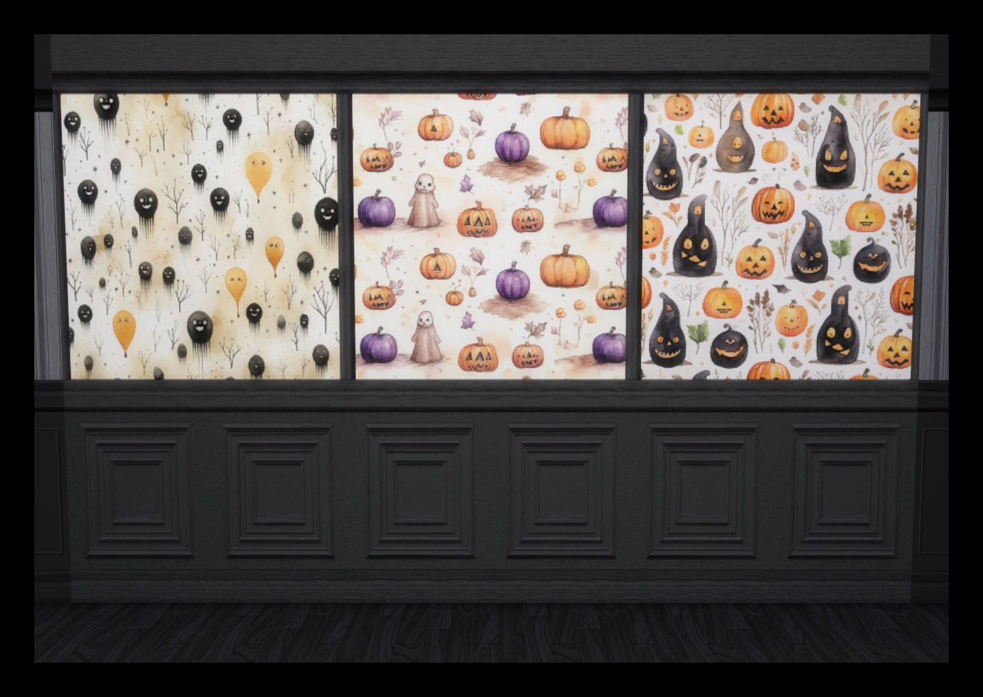 Spooky Paneling - 18 Patterns - Gallery - The Sims 4 Build / Buy ...