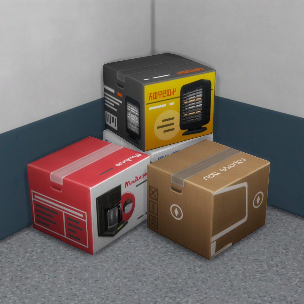 Functional Storage Cardboard Box - Gallery - The Sims 4 Build / Buy ...