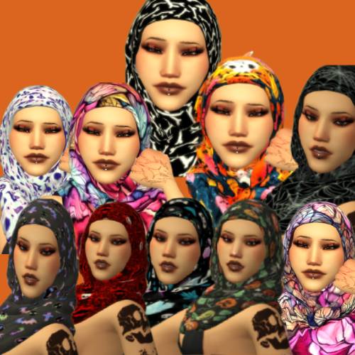 Fall Hijab - Gallery - The Sims 4 Create a Sim - CurseForge