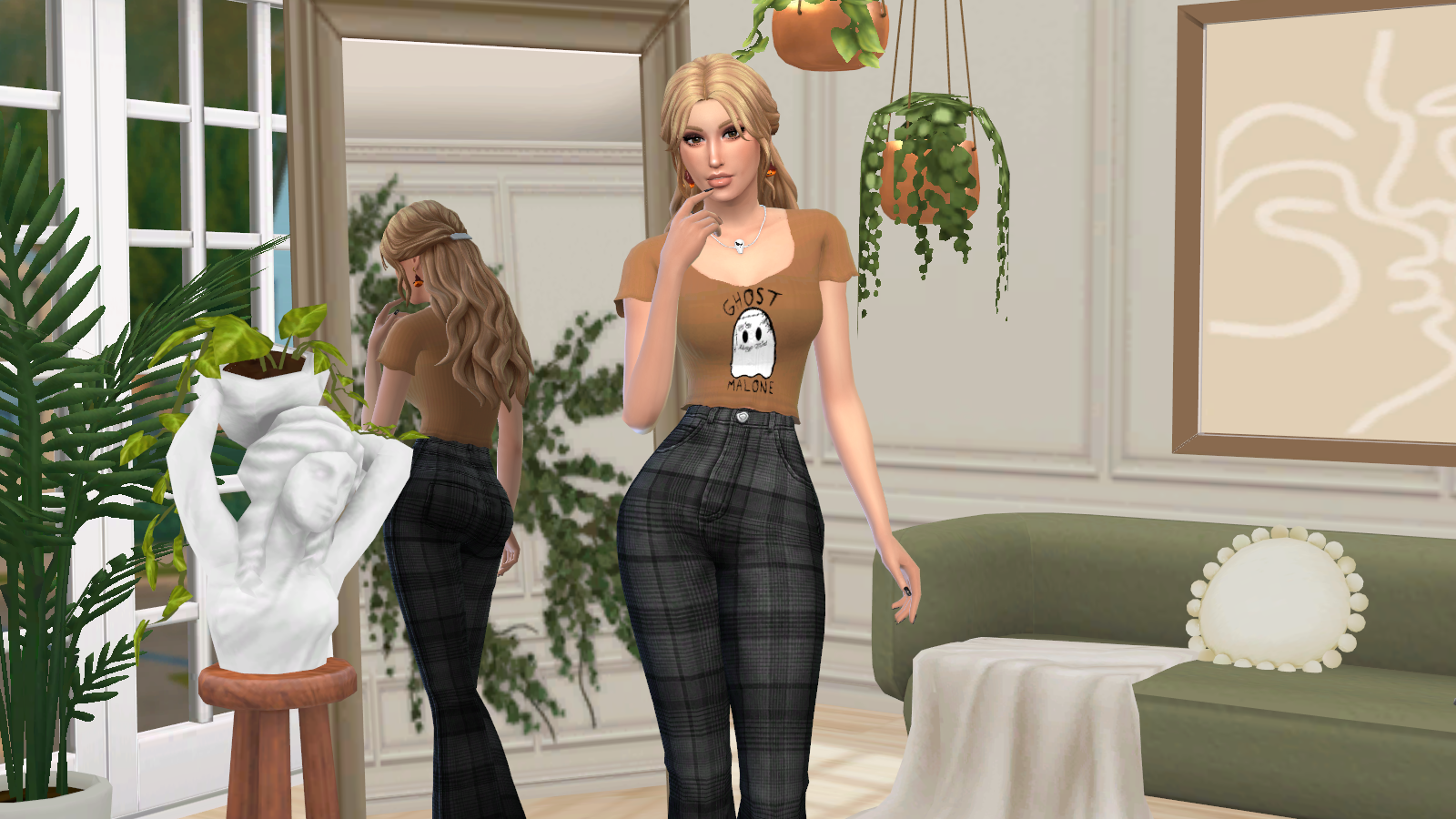 Ghost Malone Cropped Shirt - Gallery - The Sims 4 Create a Sim - CurseForge