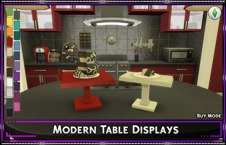 Modern Table Displays - Gallery - The Sims 4 Build / Buy - CurseForge