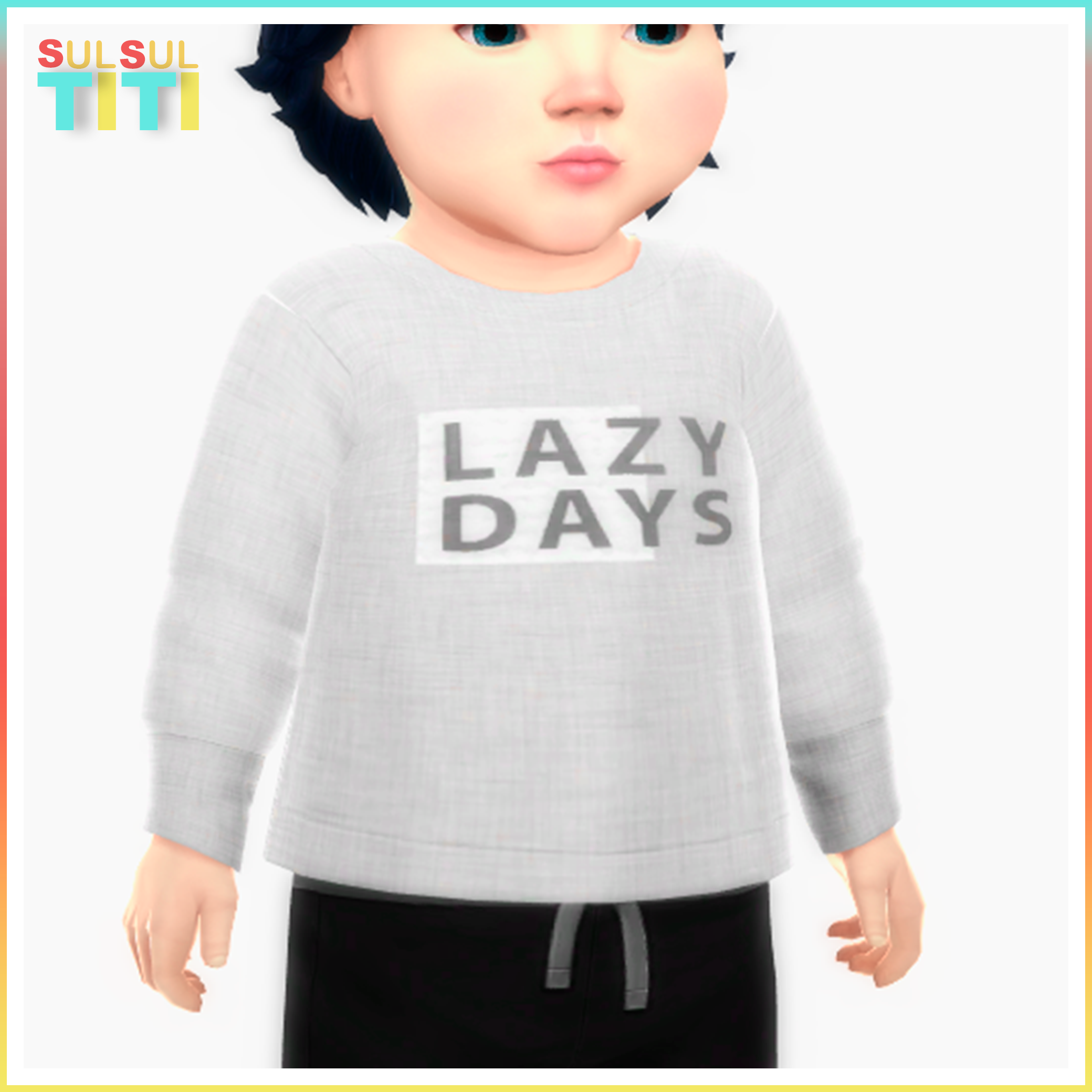 Lazy Days - Sweater Infant - Gallery - The Sims 4 Create a Sim - CurseForge