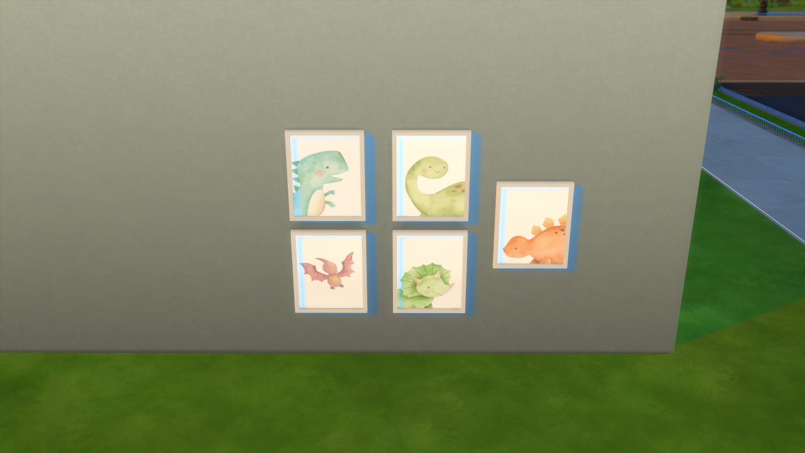 Dinosaur Nursery Art - Gallery - The Sims 4 Build / Buy - CurseForge