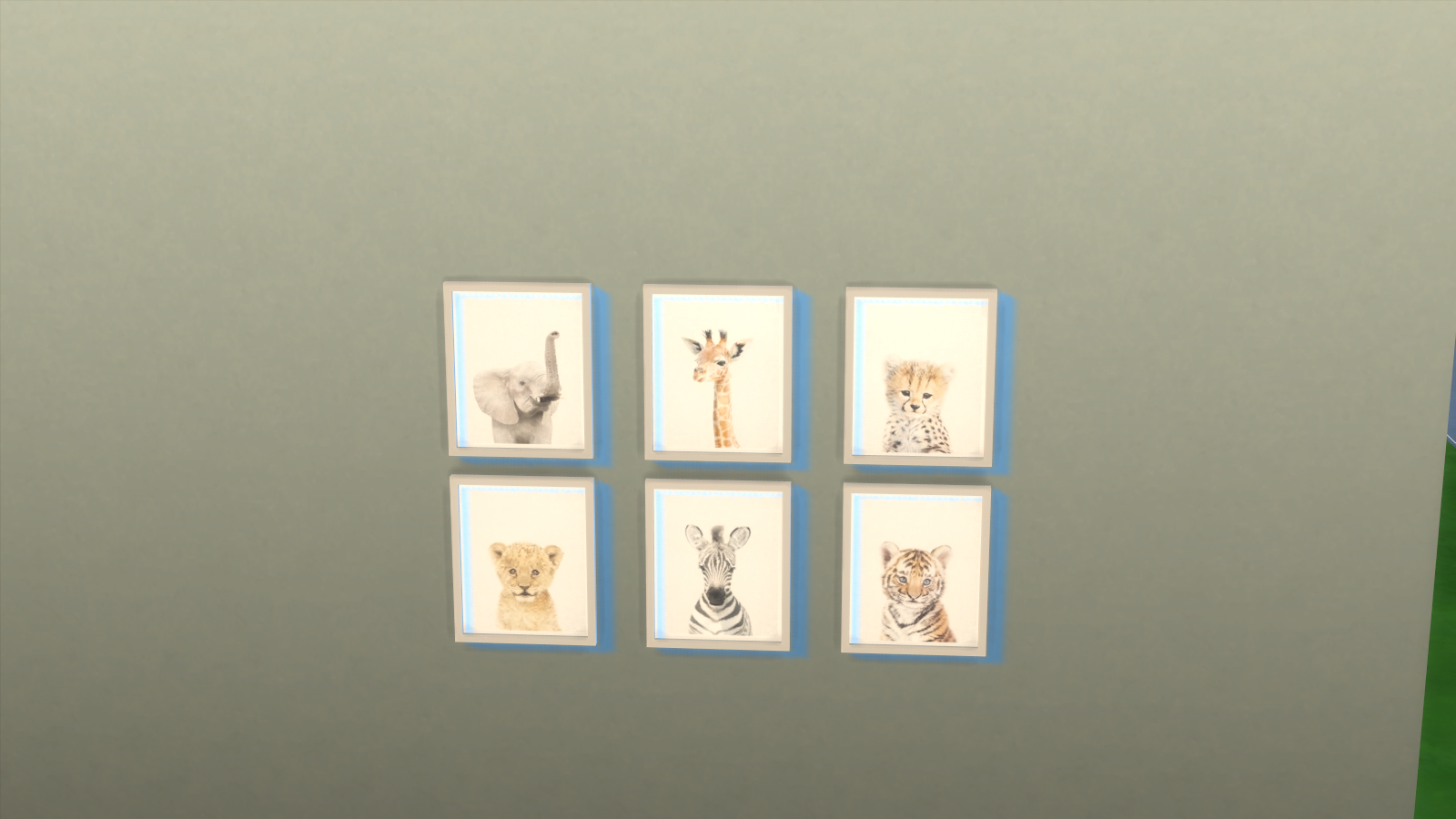 Safari Animal Nursery Art - Gallery - The Sims 4 Build / Buy - CurseForge