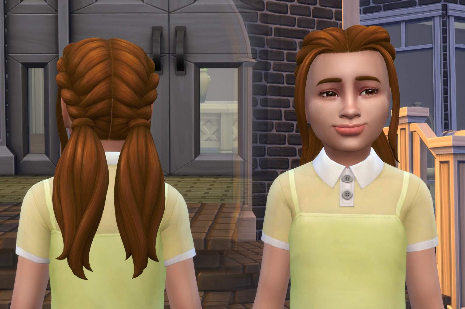 EP09 Twisted Ponytails for Girls - Gallery - The Sims 4 Create a Sim ...