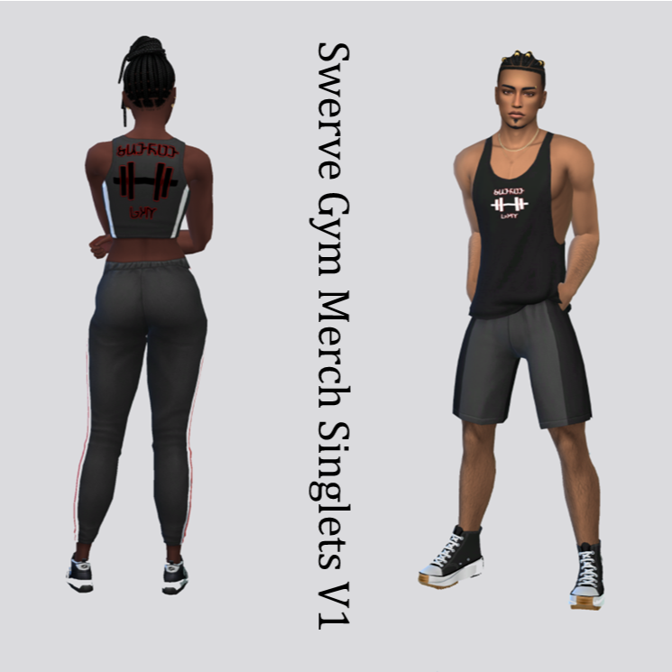 Swerve Gym Uniforms and Merch - Gallery - The Sims 4 Create a Sim ...