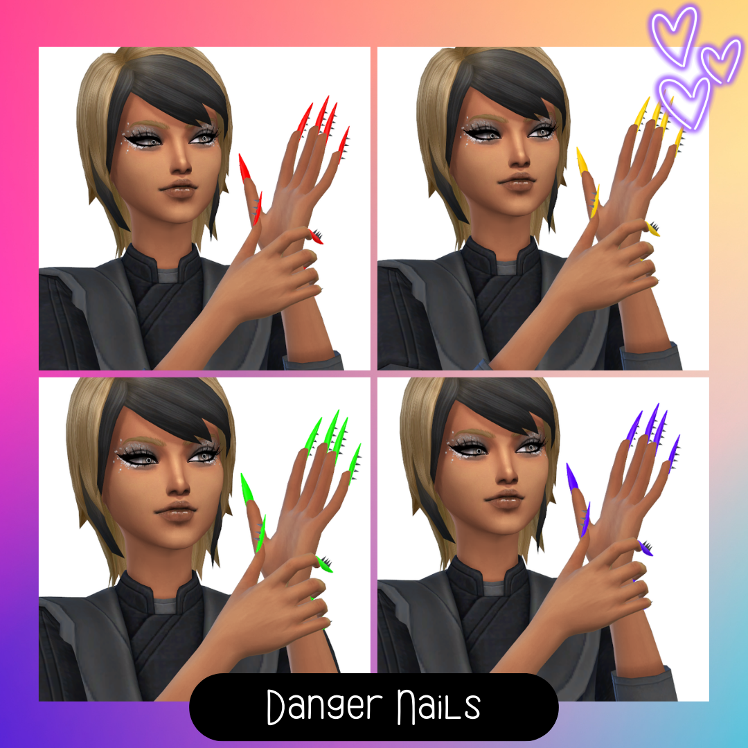 [JBTN] Danger Nails - Gallery - The Sims 4 Create a Sim - CurseForge