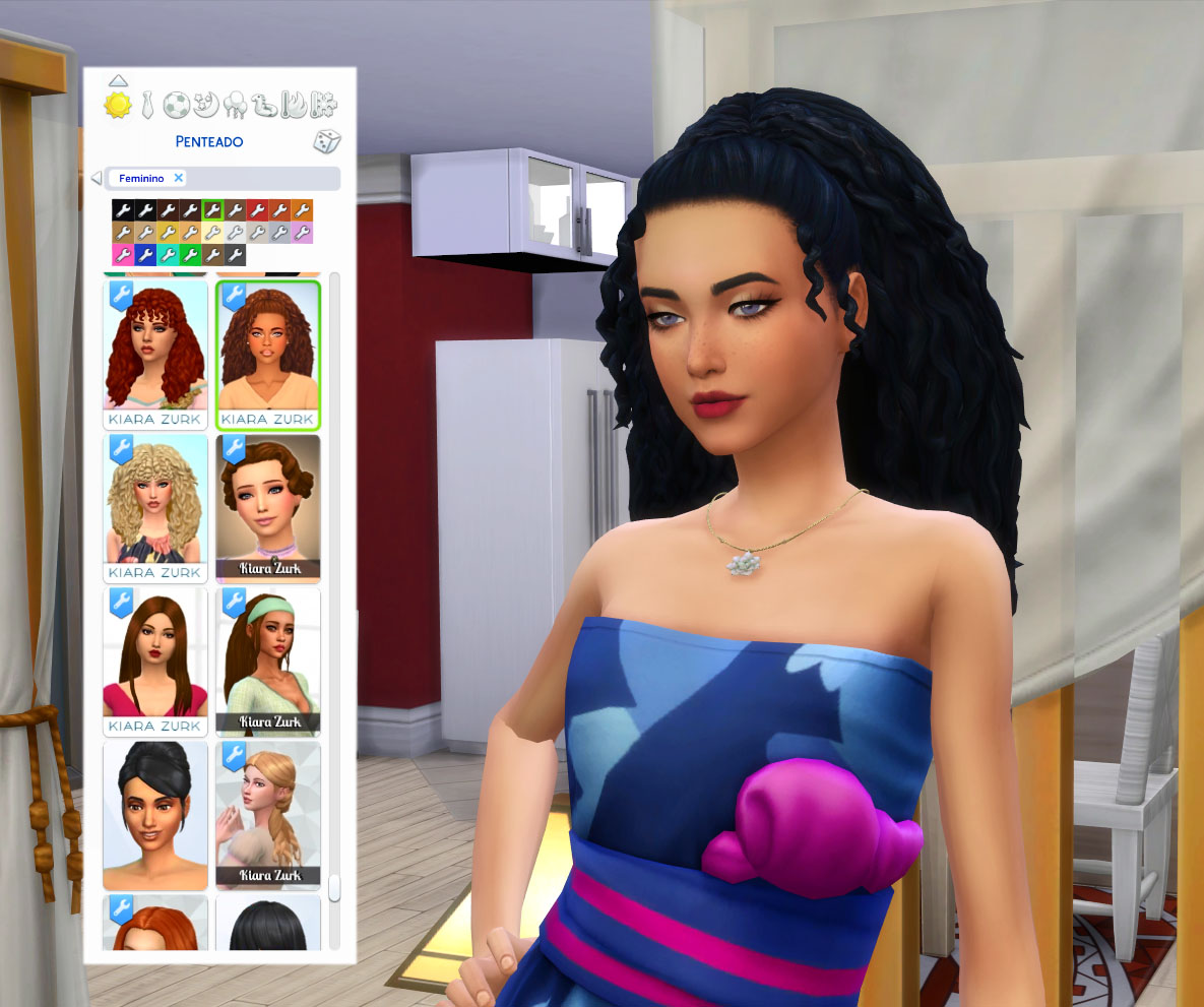 Lydia Curls - Gallery - The Sims 4 Create a Sim - CurseForge