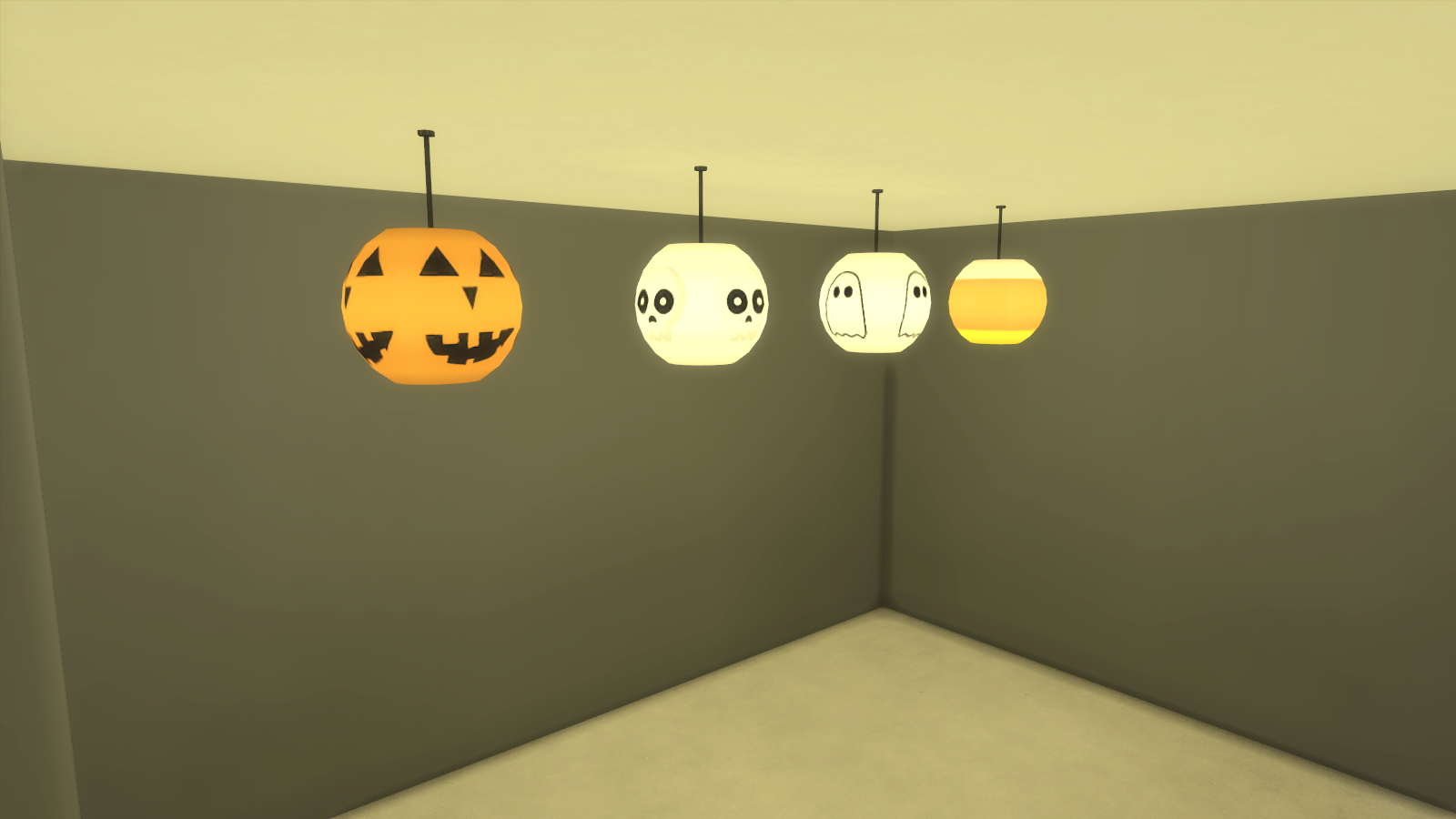 Halloween Latern Ceiling Light - Gallery - The Sims 4 Build / Buy ...