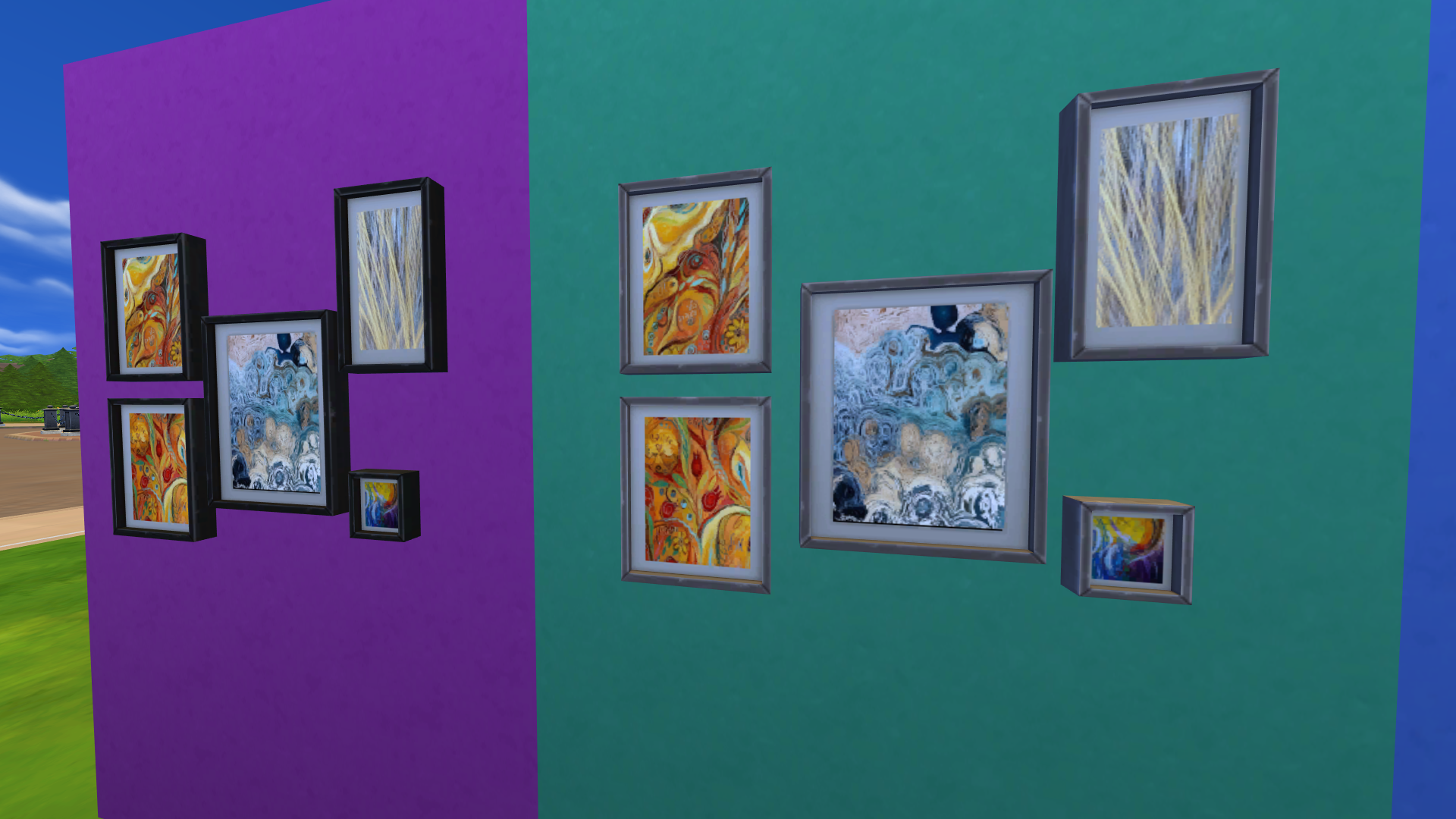 Modernized Art Posters - Gallery - The Sims 4 Build / Buy - CurseForge