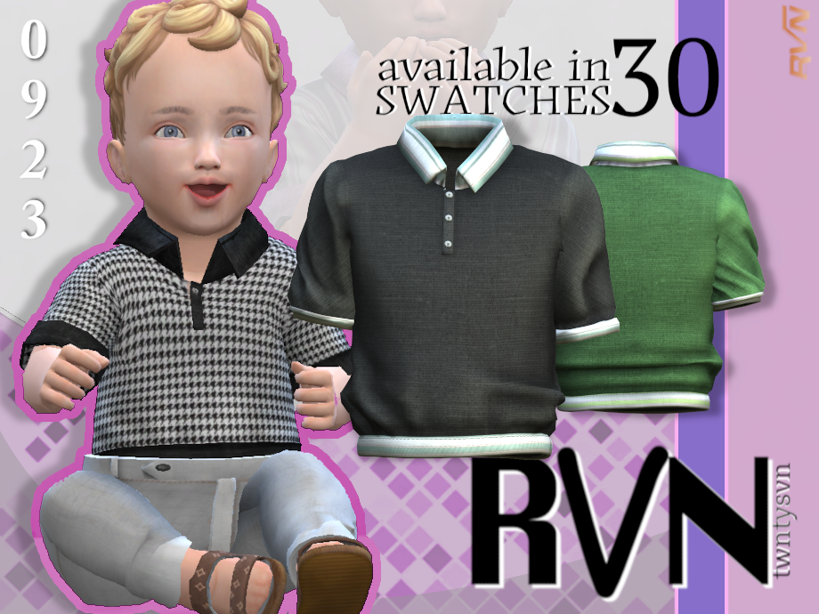 Infants Full Tuck Classic Polo Shirt - The Sims 4 Create a Sim - CurseForge