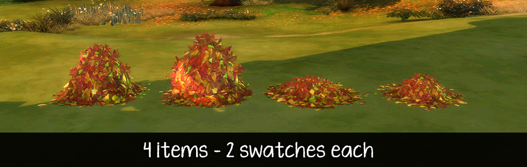 Autumn Leaf Piles - Gallery - The Sims 4 Build / Buy - CurseForge