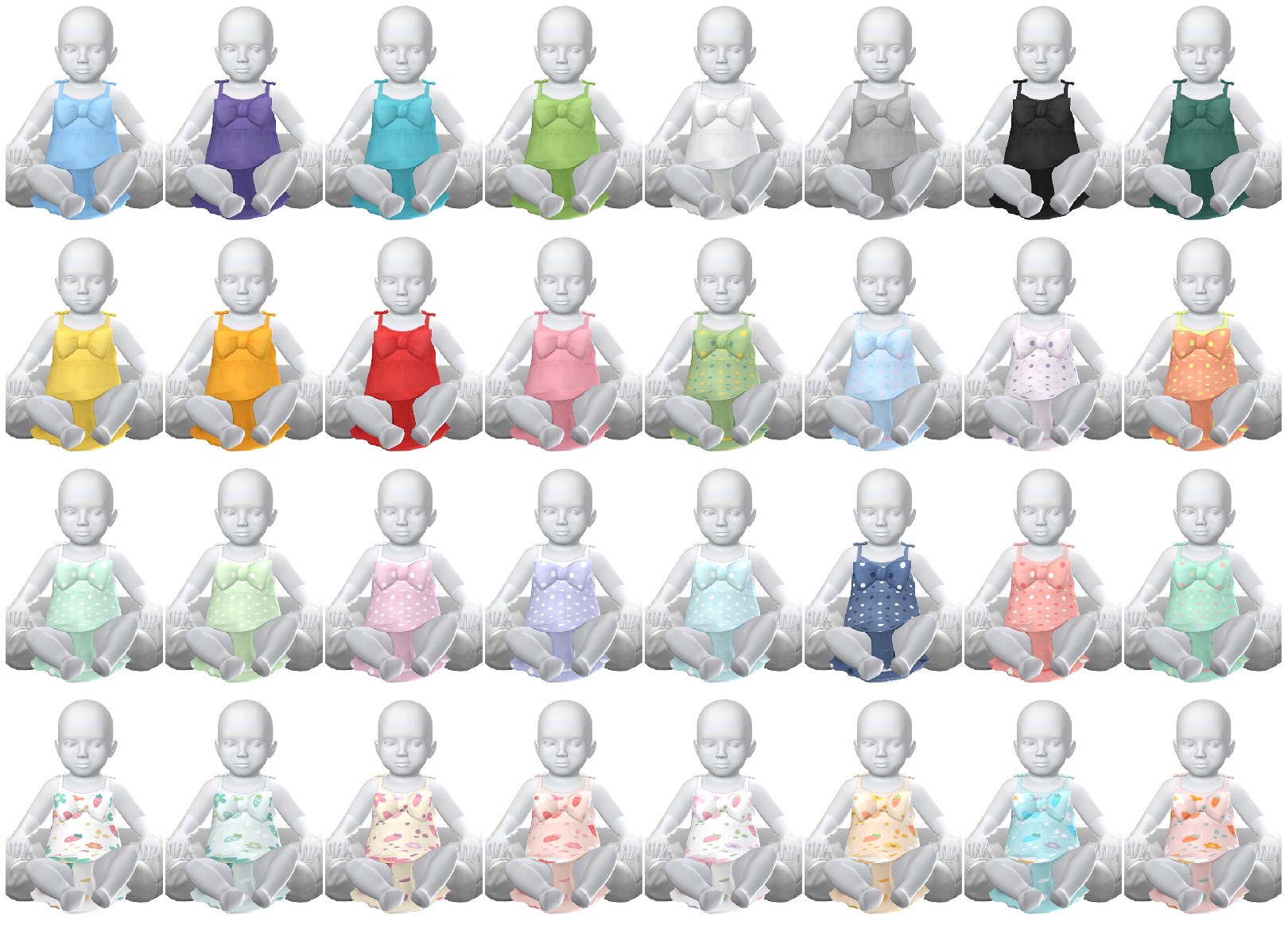 DOLLY - infant dress - Gallery - The Sims 4 Create a Sim - CurseForge