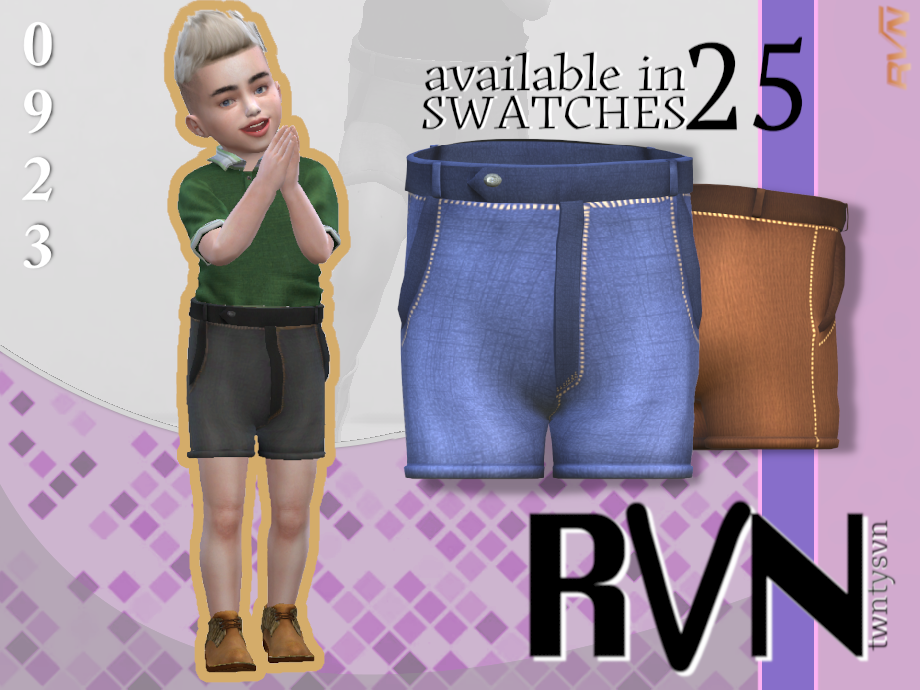 Toddlers High Waisted Shorts - The Sims 4 Create a Sim - CurseForge