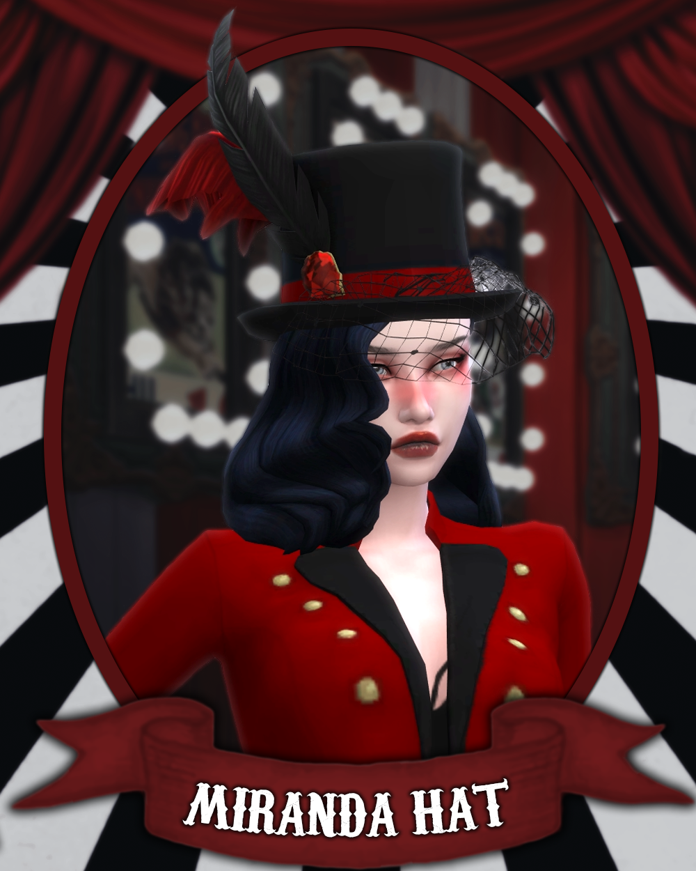 Miranda Hat (The Circus Collection) - Gallery - The Sims 4 Create a Sim ...